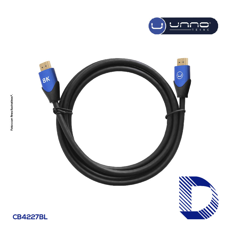 Cable Unno HDMI 2.1 8K - 6ft / 1.5m CB4227BL – DATAFLEX