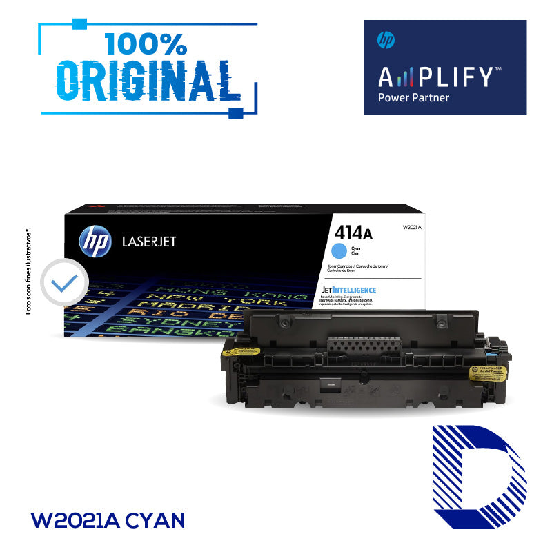 Tóner HP W2021A COLOR CYAN 414A – DATAFLEX