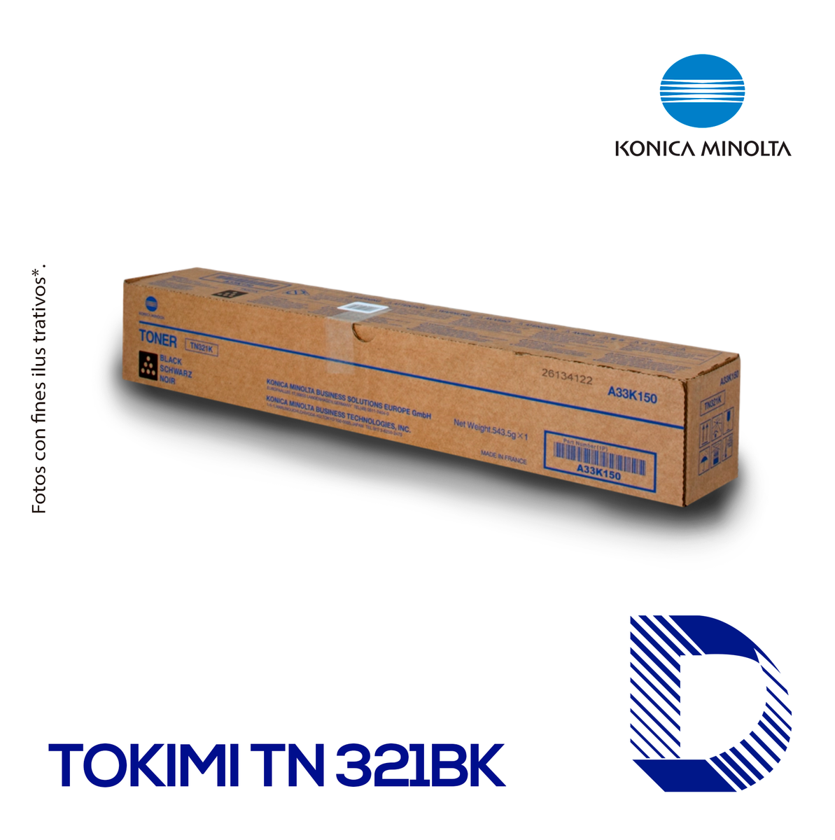 Tóner KONICA MINOLTA TN-321 Negro – DATAFLEX