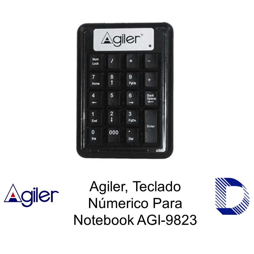 Agiler Teclado Numérico Para Notebook AGI-9823 – DATAFLEX