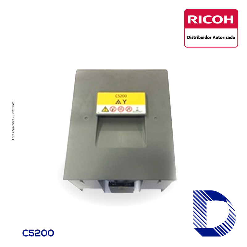 Tóner RICOH C5200 828423 COLOR AMARILLO – DATAFLEX