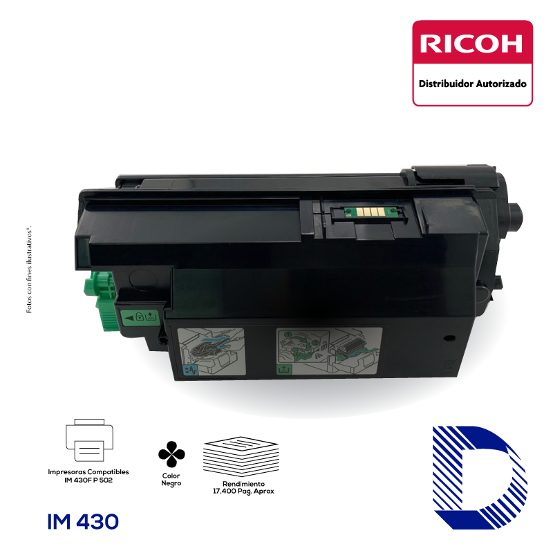 Tóner RICOH IM 430 NEGRO 419078 – DATAFLEX