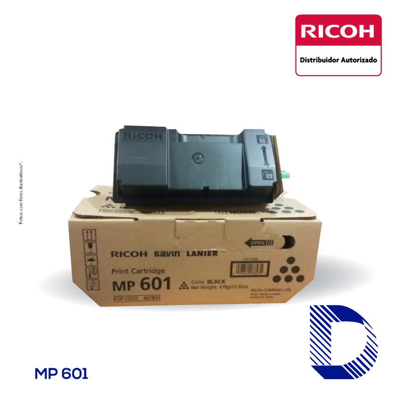 Tóner RICOH MP 601 COLOR NEGRO – DATAFLEX